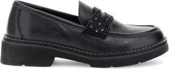 Caf&egrave;noir Mocassins avec Boucles Et Clous en Strass, pour Femme, Couleur Noir, Taille 37