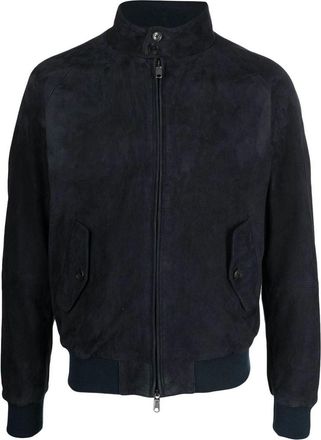 Baracuta Lederjacke - Blau