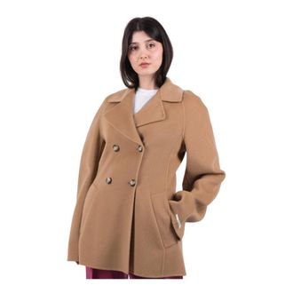 Sportmax Beige Jacke Stilvolles Modell - - Jackets - Damen - Beige - 2XS