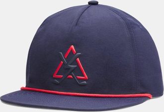 Under Armour Drive Mid Verstellbare Kappe f&uuml;r Herren Midnight Blaue Marine / Rot / Rot EINHEITSGR&Ouml;SSE