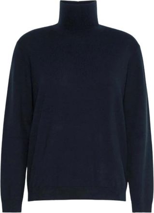 Max Mara Pull &agrave; col roul&eacute; Wkdkiku - Femme - Pulls - Bleu - Taille: 36 FR