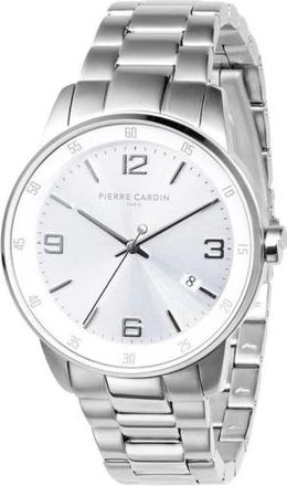 Pierre Cardin Homme, Accessoires, Gris, Taille: ONE Size Montre habill&eacute;e en acier inoxydable