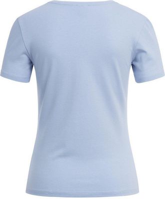 Greiff T-Shirt Greiff SHIRTS Damen T-Shirt Kurzarm V-Neck Regular-Fit Hellblau