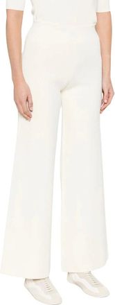 Max Mara Femme, Pantalons, Blanc, Taille: 38 FR Wide Pantalons