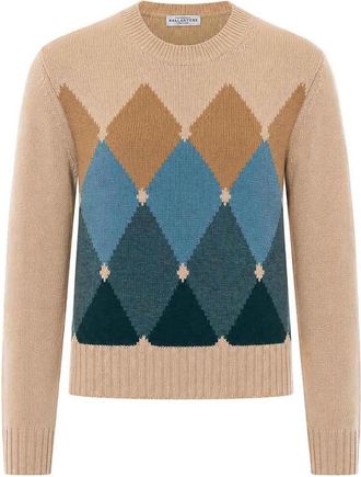 Ballantyne Pull Col Rond - Beige