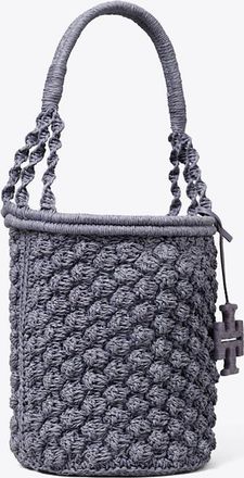 Tory Burch Damen Ella Hand-Crocheted Popcorn Bucket Bag