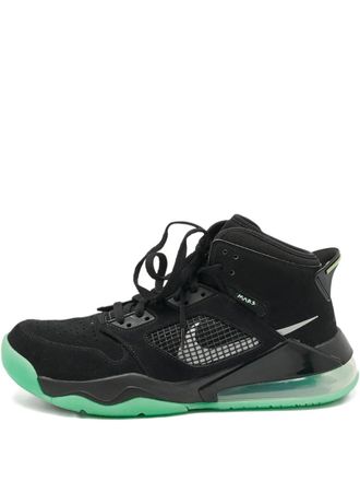 Nike Jordan baskets montantes en cuir - Noir