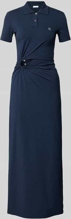 Paco Rabanne Slim Fit Maxikleid mit Polokragen