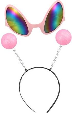 Hemobllo Serre-tête Lunettes de Soleil Extraterrestre Drôle pour Fête et Cosplay Accessoires de Cheveux Unisexes pour Carnaval et Soirées