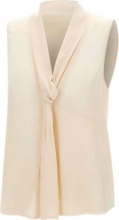 Liu Jo Femme, Tops, Blanc, Taille: 42 FR D&eacute;bardeur