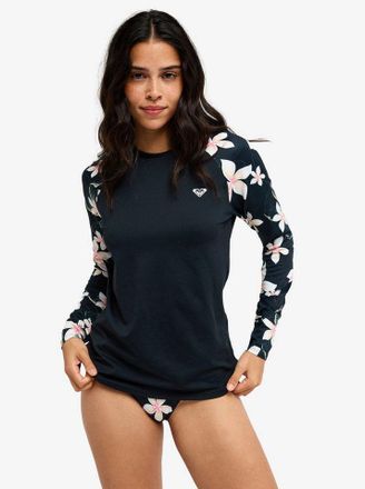 Roxy Strandshirt LS LYCRA mit angenehmer Elastizit&auml;t, Kurzarm-Design, in normaler L&auml;nge