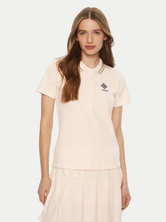 Guess Poloshirt V5RP02 KCOK1 Écru Regular Fit