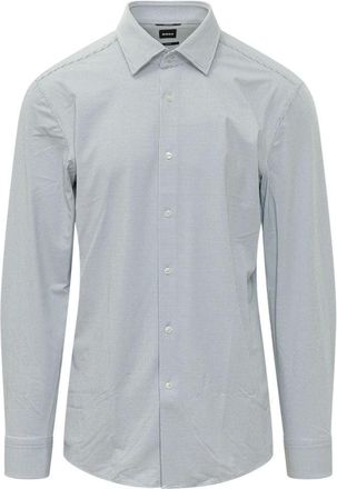 HUGO BOSS Homme, Chemises, Bleu, Taille: 2XL P-Hank-K-261 Chemise Slim-fit