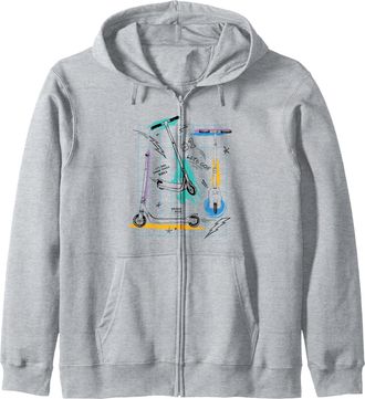 Trendy Apparel Scooter Lets Go!! Let The Good Times Roll Kapuzenjacke