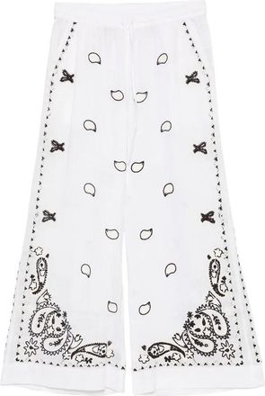 P.A.R.O.S.H. P. A.R. O.S. H. Pantalons D&eacute;contract&eacute;s - Blanc