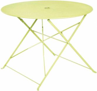 Ozalide Ozalide - Table de jardin pliante - 4 places - vert pomme - bellagio