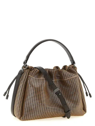 Brunello Cucinelli Mellow Bucket Bag - Tan