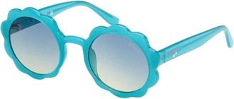 Guess unisex, Accessoires, Bleu, Taille: 45 MM Round Lunettes de soleil