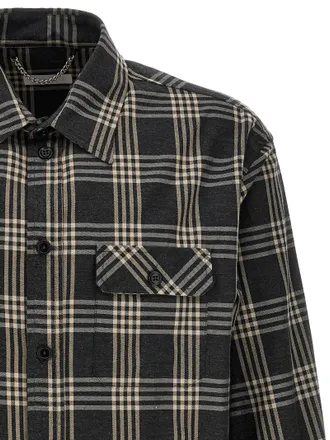1989 STUDIO Check-Print Flannel Shirt - Black