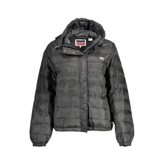 Levi's Lang&auml;rmlige Jacke mit Kapuze - - Jackets - Damen - Schwarzk - XS
