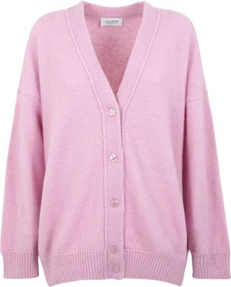 Laneus Kaschmir-Seiden-Strickjacke - - Knitwear - Damen - Rosa - XS