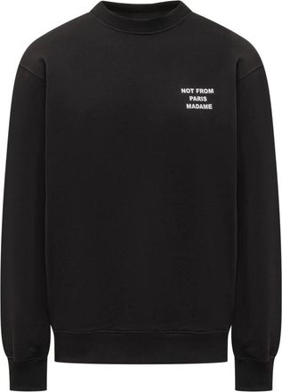 Dr&ocirc;le de Monsieur Homme, Sweatshirts et sweats &agrave; capuche, Noir, Taille: S Le Slogan SweaT-shirt