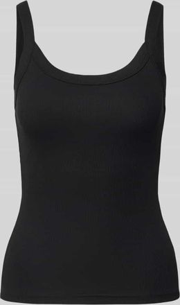 Gina Tricot Tanktop aus Bio-Baumwoll-Mix mit Rippenstruktur