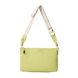 Ga&euml;lle Paris Limettengr&uuml;ne Logo-Schultertasche aus Kunstleder - - Bags - Damen - Gr&uuml;n - ONE SIZE