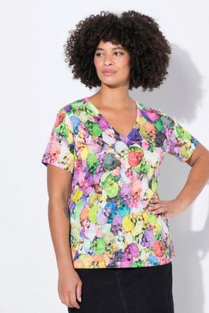 Angel Of Style T-Shirt T-Shirt Totenkopf-Muster Halbarm