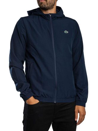 Lacoste Leichte Jacke Mit Logo, Blau