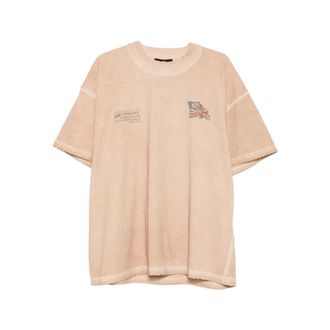 Represent Grafik-Print Distressed T-Shirt - - Tops - Herren - Beige - S