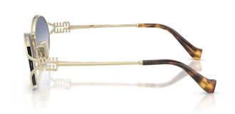 Miu Miu Eyewear MU52YS Sunglasses - Gold