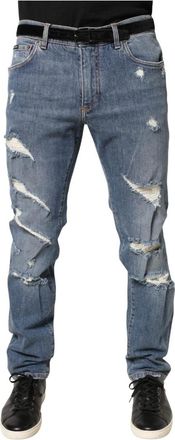 Dolce & Gabbana Homme, Jeans, Bleu, Taille: 3XL Jean en denim slim-fit us&eacute;
