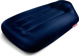 Fatboy Lamzac L Inflatable Sofa/Bean Bag/Sofa, Dark Blue Hammock Filled with Air, for Outdoor Beach, Garden or Pool, 195 x 112 x 50 cm
