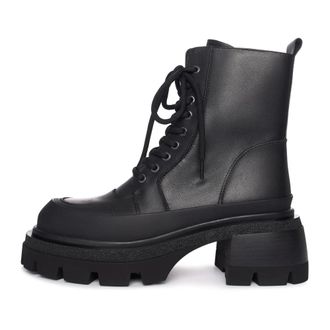 Cesare Gaspari Core Crater Combat Boot - - Shoes - Damen - Schwarzk - 40 EU