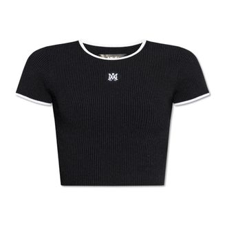 Amiri Gestreiftes Oberteil - - Tops - Damen - Schwarzk - S