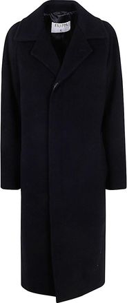 Filippa K Knielanger Mantel - Schwarz