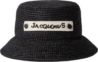 Jacquemus Femme, Accessoires, Noir, Taille: 60 CM Le bob Plage