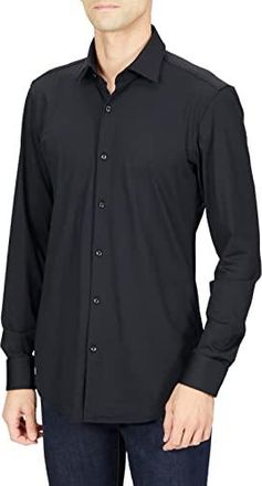 HUGO BOSS HUGO Hommes Kenno Chemise Slim Fit en Jersey Stretch performant