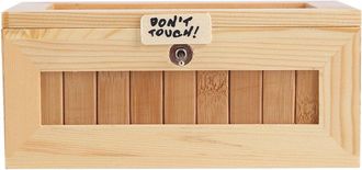 Generic ERYUE Holzkiste, Spielzeug, Niedlicher Tiger, Lustig, Interaktiv, Stressabbau, Schreibtischdekoration, USB-betrieben, Geschenk f&uuml;r Zuhause, B&uuml;ro, Auto