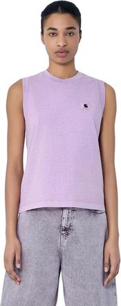 Carhartt Work in Progress W S/S Nelson T-Shirt - - Tops - Damen - Lila - XS