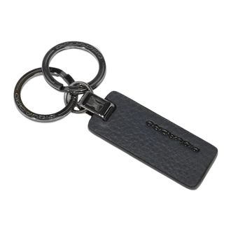Piquadro Homme, Accessoires, Bleu, Taille: ONE Size Two-ring Keyring