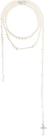 Vivienne Westwood Pearl-embellished Wraparound Necklace