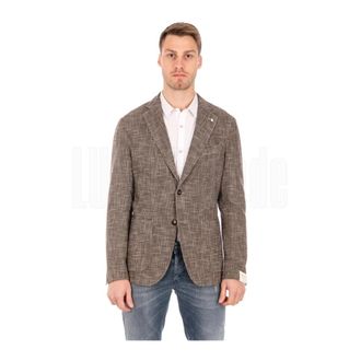 L.B.M. 1911 Stilvolle Jacke f&uuml;r M&auml;nner - - Jackets - Herren - Braun - XL