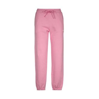 Msgm Cotton Logo Sweatpants - - Trousers - Damen - Rosa - 2XS