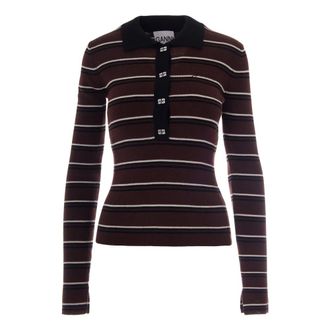 Ganni Femme, Tops, Multicolore, Taille: 40 FR Polos