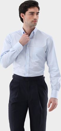 van Laack Kariertes Button-Hemd aus b&uuml;gelfreiem Twill