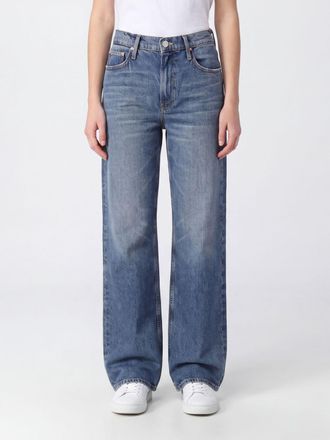 Mother Jean The Reifler large taille haute en denim de coton