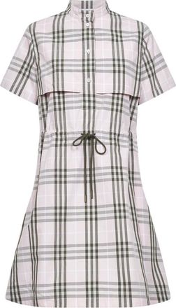 Burberry Femme, Robes, Rose, Taille: 34 FR Check Cotton Dress