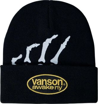 Awake NY Polo en maille ray&eacute; - unisex - Accessoires - Noir - Taille: L